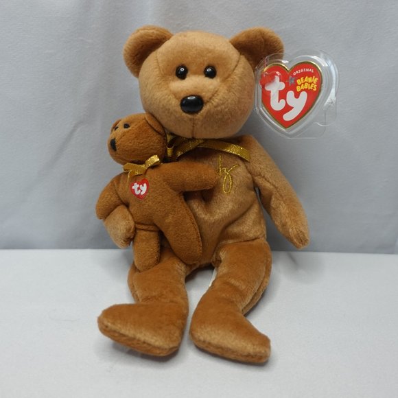 Ty | Toys | Vintage Ty Beanie Babies 205 Signature Bear Style 40285 ...